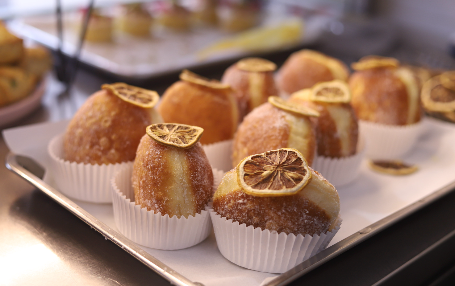 Lemon Bombolini – The Headless Baker | Hawker Bakery